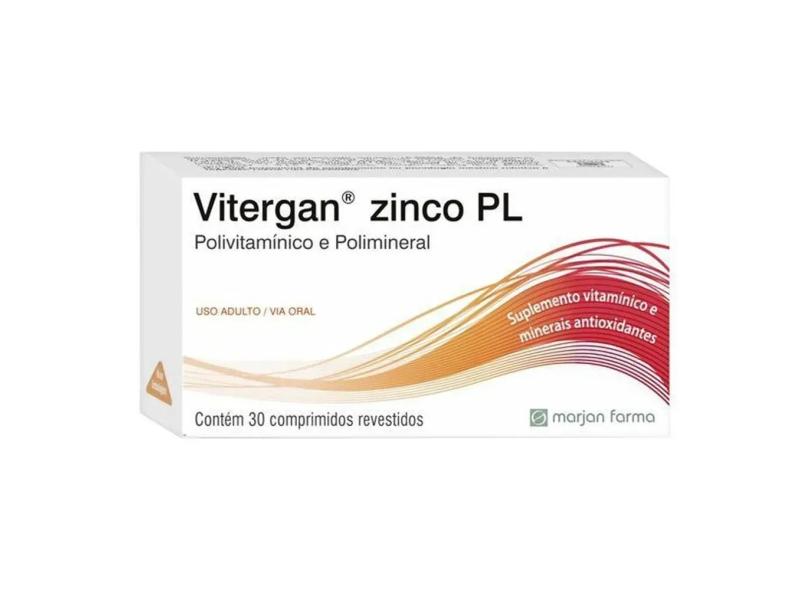 Vitergan Zinco Plus Marjan 30 Comprimidos Revestidos em Promoção é no ...