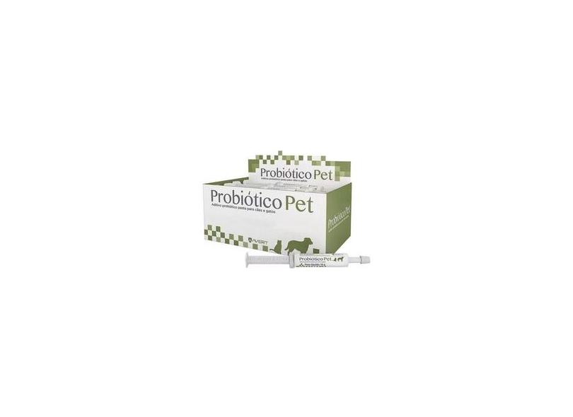 Suplemento Vitamínico Caixa com 12 unidades Probiótico Pet 14g - Avert ...