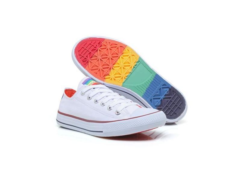 Lgbt Tenis All Solado Colorido Cano Baixo Único No Brasil 003Ox - Con ...