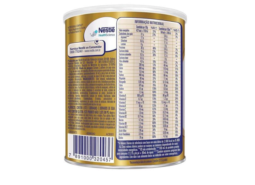 Nutren Senior Pó Sem Sabor Zero Lactose 740g Kit com 2 unidades com o ...