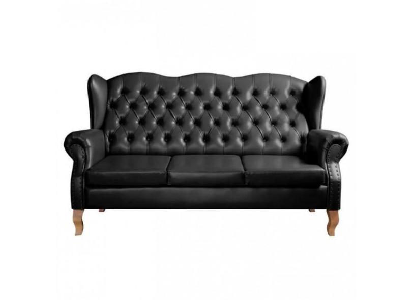 Sof Imperador Chesterfield 3 Lugares Capiton Retr Vintage com o Melhor ...