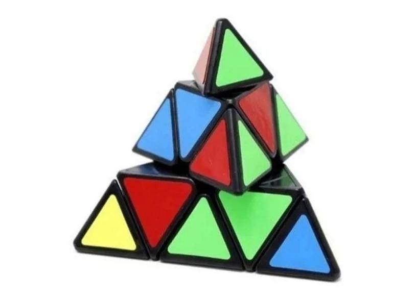 Cubo/Triângulo Mágico Maluco Quebra Cabeça Pirâmide Pro com o Melhor ...