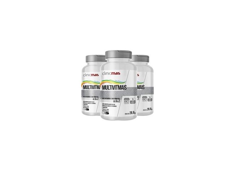 Multivitaminas De A A Z 60 Cápsulas De 480Mg Kit Com 3 em Promoção é no ...