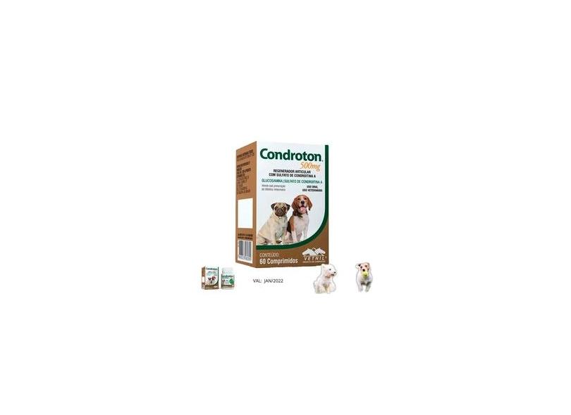 Regenerador Articular Condroton 500mg - Vetnil com o Melhor Preço é no Zoom