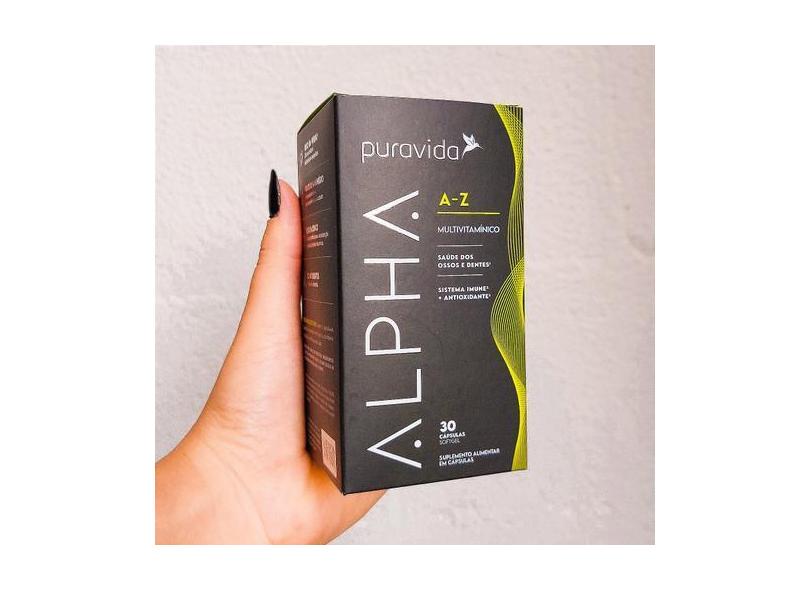 Alpha A-Z Multivitamínico 30 Capsulas - Puravida - Pura Vida com o ...