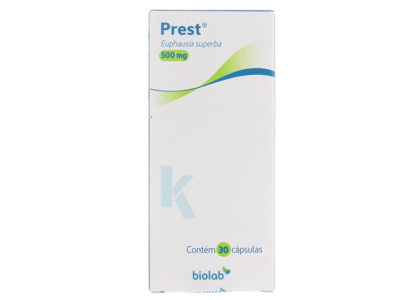 Prest 500mg com 30 cápsulas Biolab 30 Cápsulas com o Melhor Preço é no Zoom