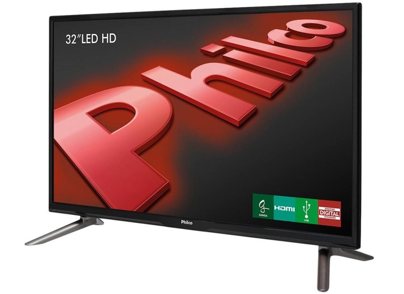 TV LED 32" Philco PH32C10DG 3 HDMI USB LAN (Rede) com o Melhor Preço é ...