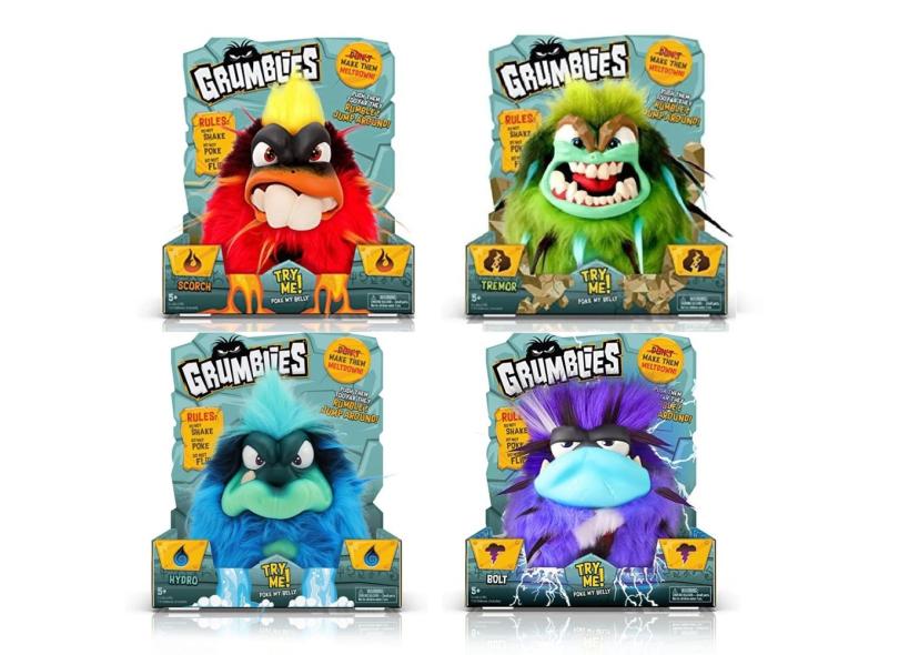 Brinquedo Boneco Grumblies Monstros Interativos Sortidos em Promoção é ...