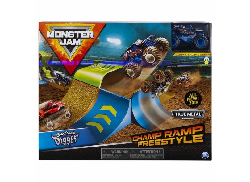 Pista Monster Jam - Playset Champ Ramp Freestyle - Original em Promoção ...