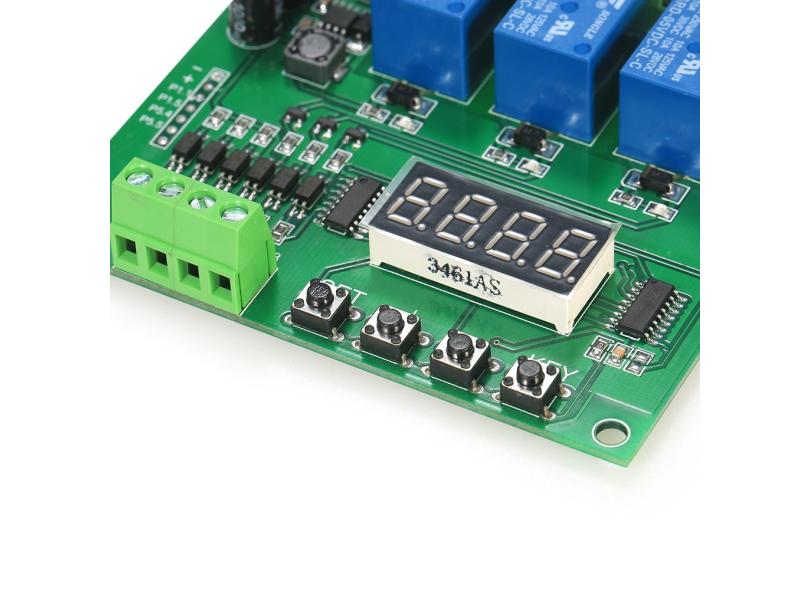 Controlador Programável 3-Channel Módulo LED relé dc / AC7V 36V Motor ...