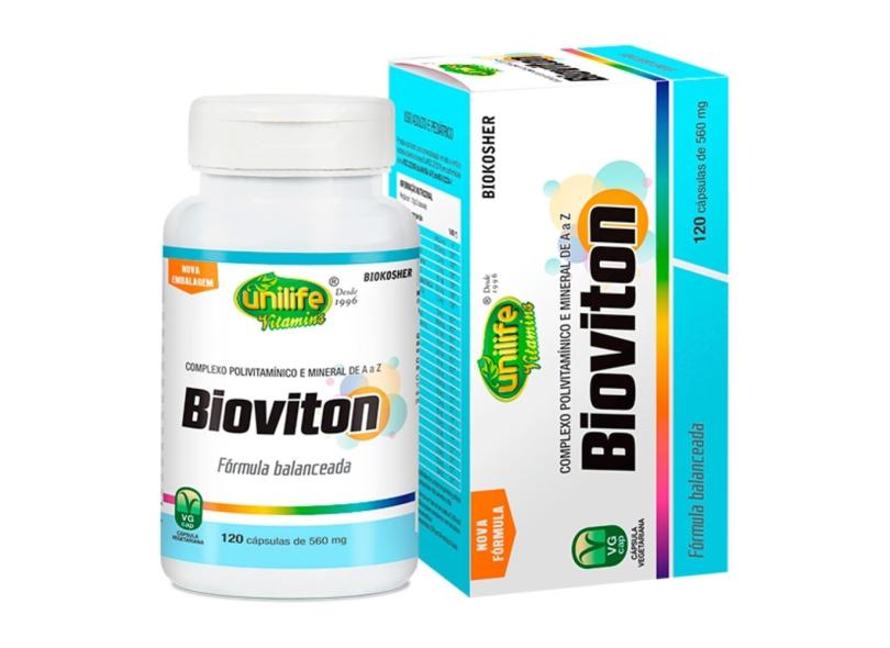 Bioviton Suplemento de Vitaminas e Minerais - Unilife - 120 Cápsulas ...