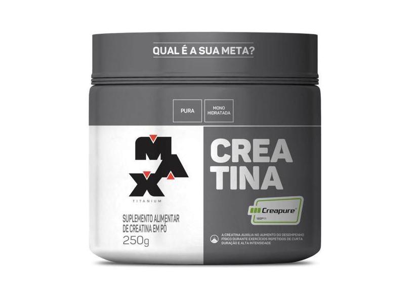 Creatina Selo Creapure Max Titanium By Muzy 250G Monohidratada com o ...