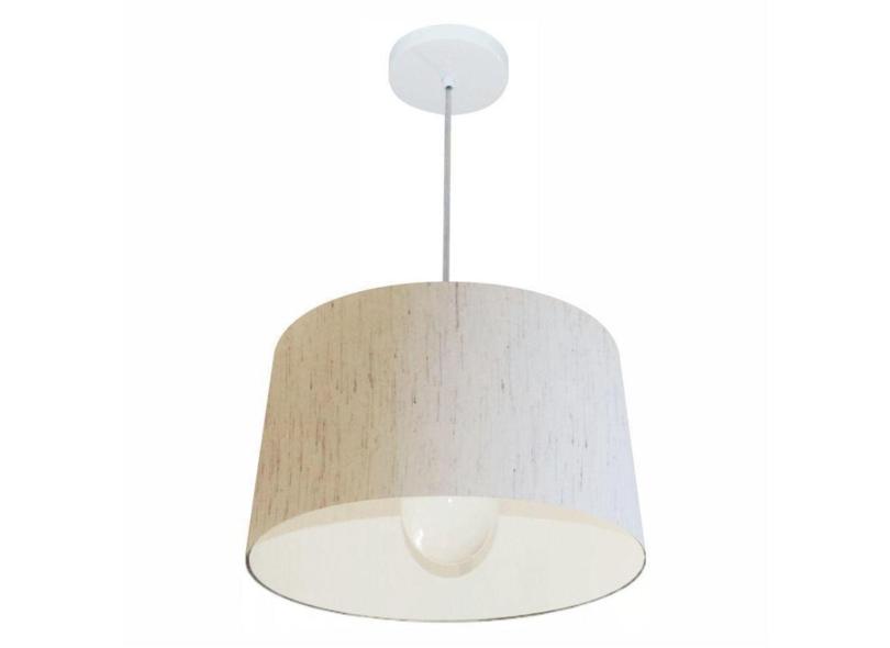 Lustre Pendente Cone Md-4241 45X40Cm Linho - Bivolt com o Melhor Preço ...