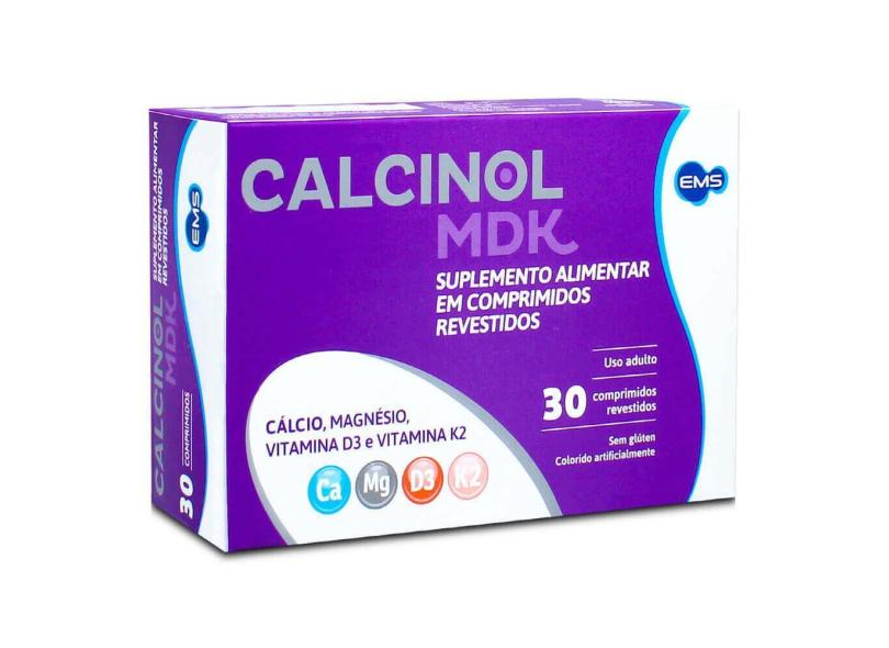 Calcinol MDK com 30 comprimidos revestidos EMS com o Melhor Preço é no Zoom