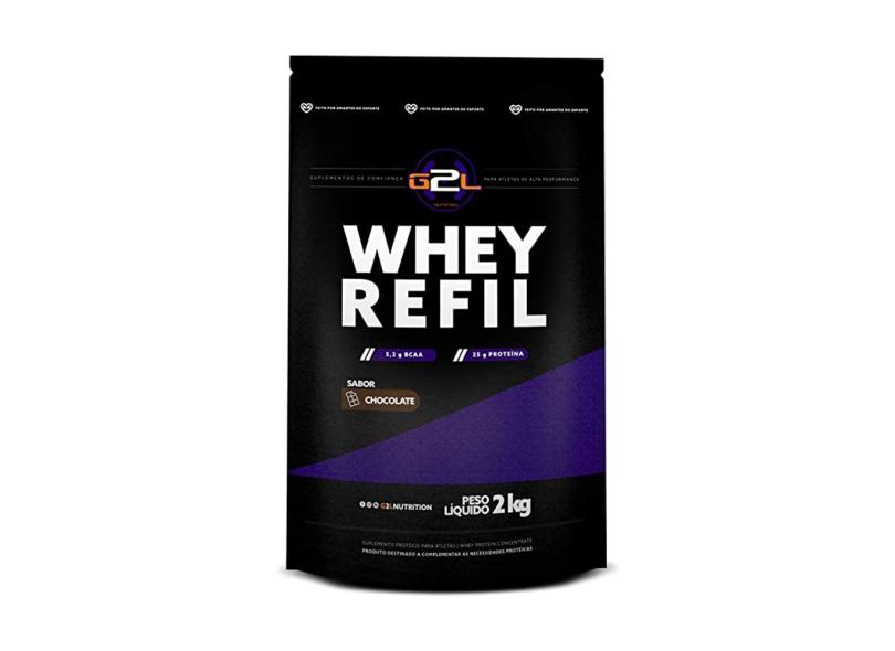 Whey protein refil - 2KG - G2L - chocolate com o Melhor Preço é no Zoom