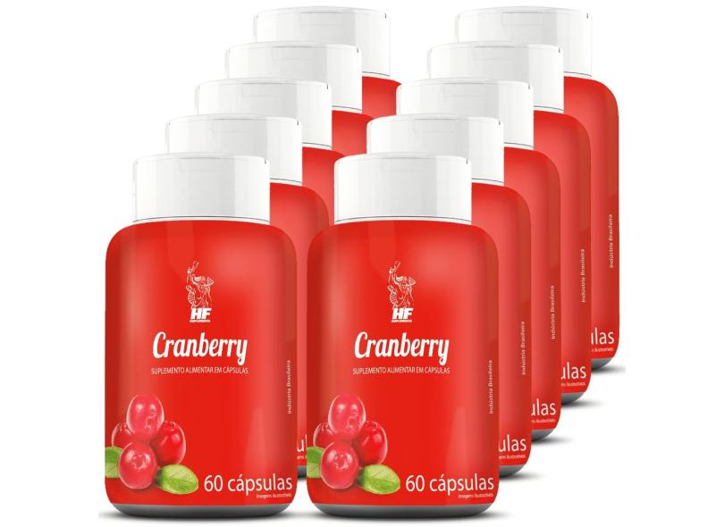 10x Cranberry 600mg - 60 Cápsulas - Para Infecções Urinarias em ...