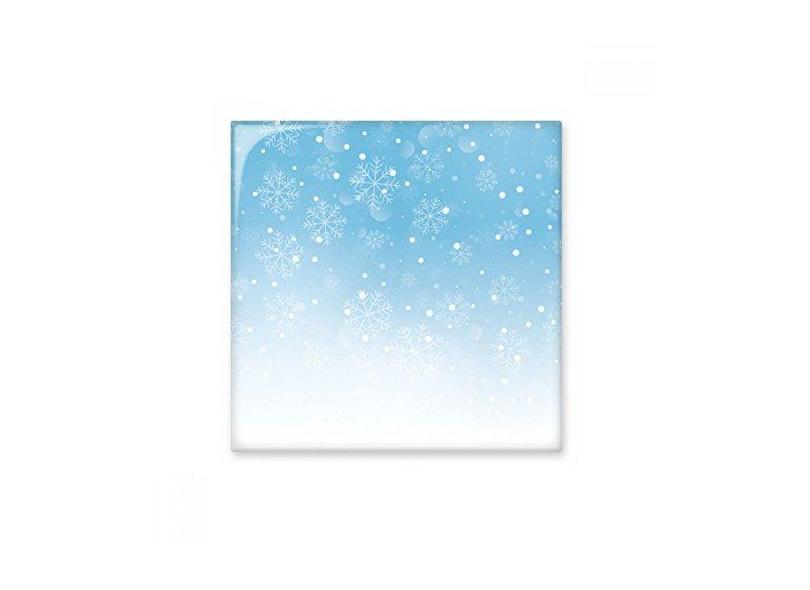 Adesivo brilhante de ejo de cerâmica com floco de neve meteorológico ...