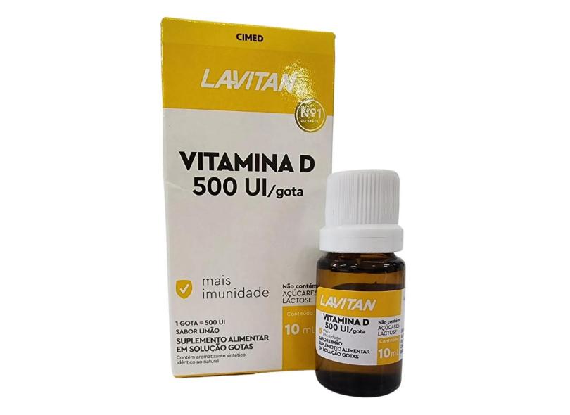 Suplemento Alimentar Em Solução Gotas Vitamina D 500Ui/Gota Lavitan ...