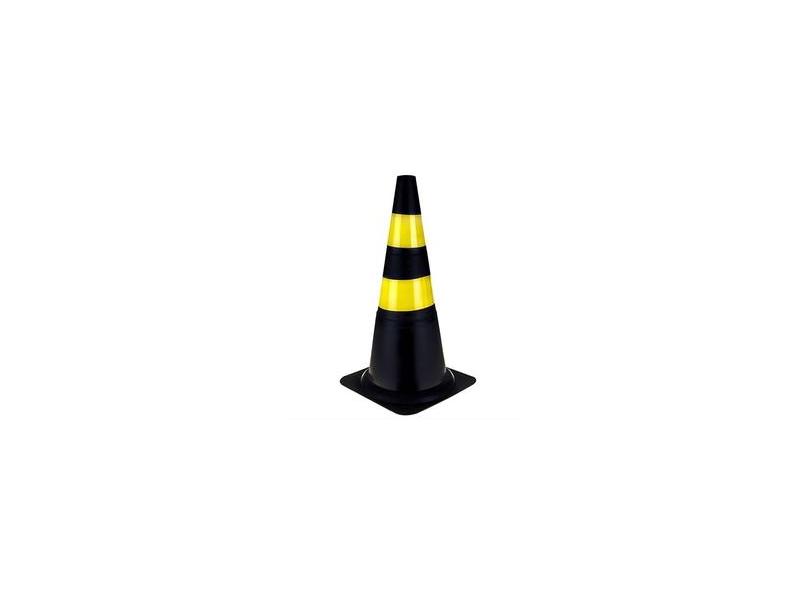 Cone de Sinalização Refletivo Flexível 75 cm e Plastcor com o Melhor ...