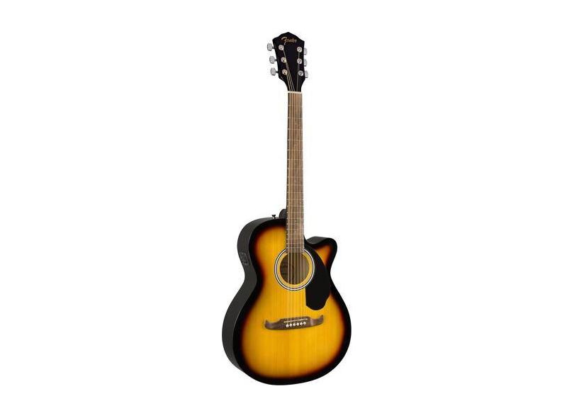 Violão Fender Fa135ce Fa-135 Concert Sunburst com o Melhor Preço é no Zoom