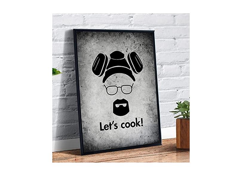 Quadro decorativo Poster Lets Cook Breaking Bad Frases Arte com o ...