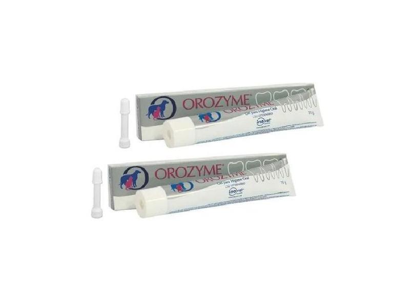 Kit 2 Orozyme Gel Higienizador Bucal Para Cães E Gatos 70g Kit 2 ...