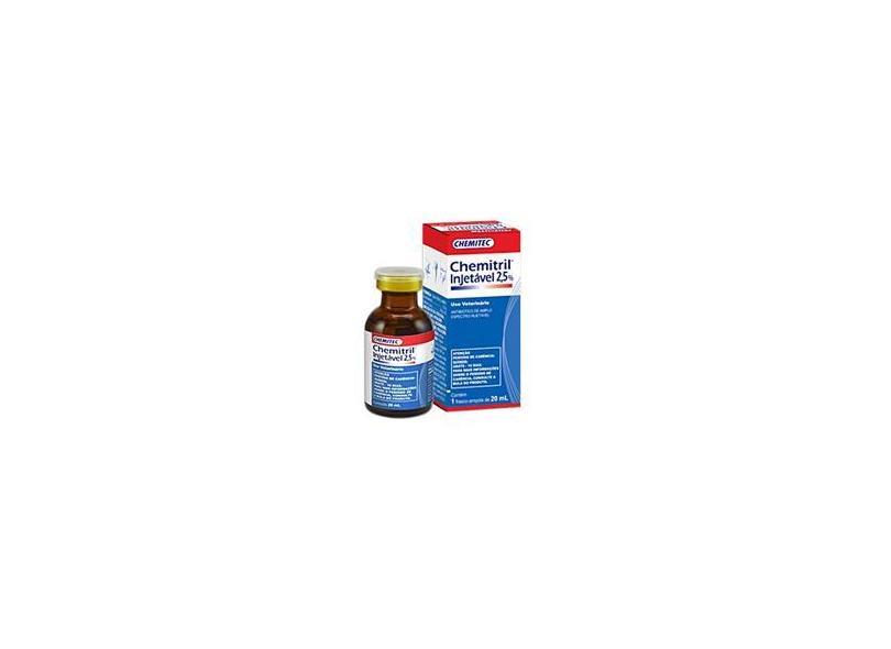 Antibiótico Chemitril Injetável 2,5% Chemitec 20ml com o Melhor Preço é ...