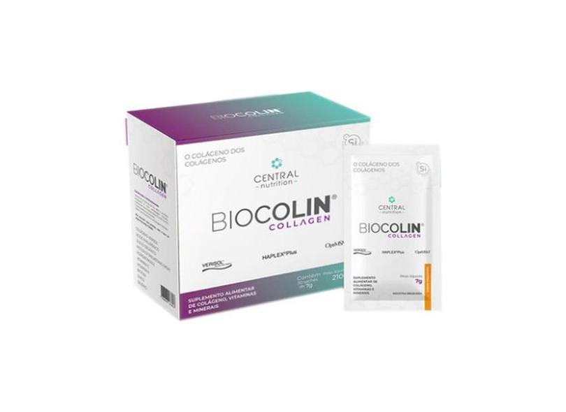 Biocolin Collagen 7g Tangerina 30 Sachês Central Nutriti Biocolin ...