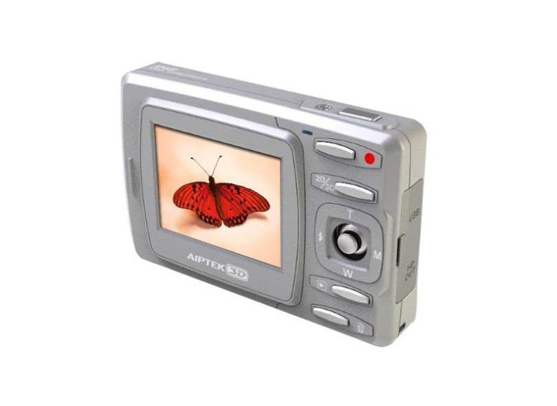 Câmera Digital Aiptek 12 MP Foto 3D 3D/2D iS2 com o Melhor Preço é no Zoom