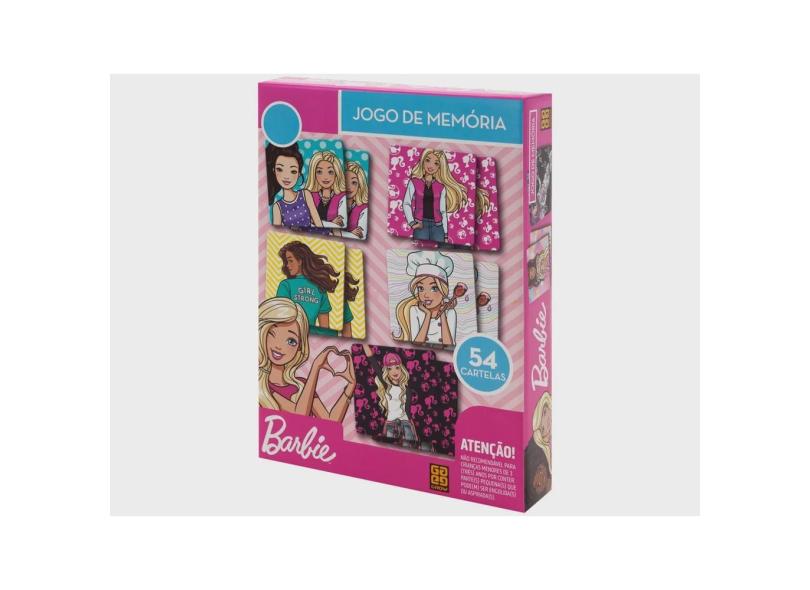 Jogo Da Memória Barbie Grow 54 Peças com o Melhor Preço é no Zoom