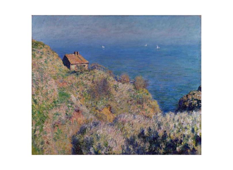 A Casa do Pescador - Claude Monet - 30x36 - Tela Canvas Para Quadro em ...