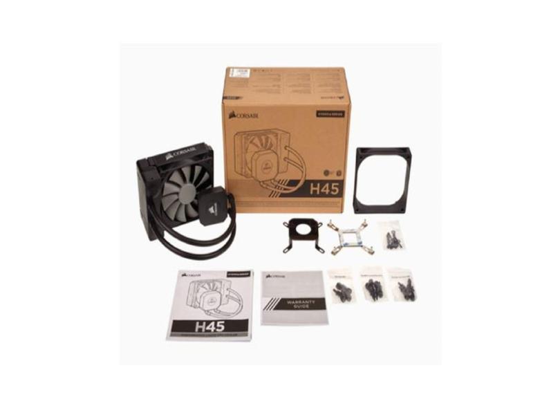 Water cooler corsair hydro h45 120mm - cw-9060028-ww com o Melhor Preço ...