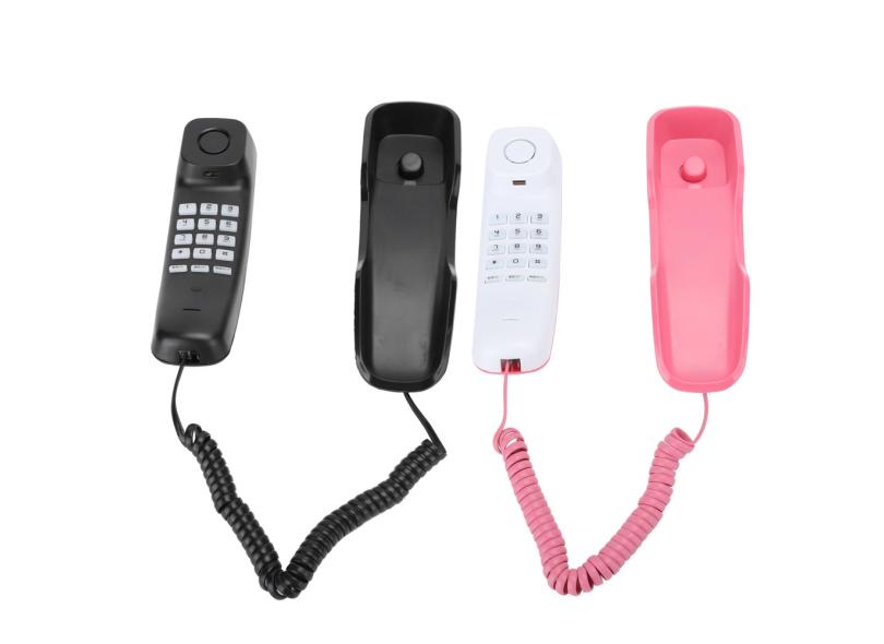 Telefone fixo com fio residencial Telefone fixo na parede para home ...