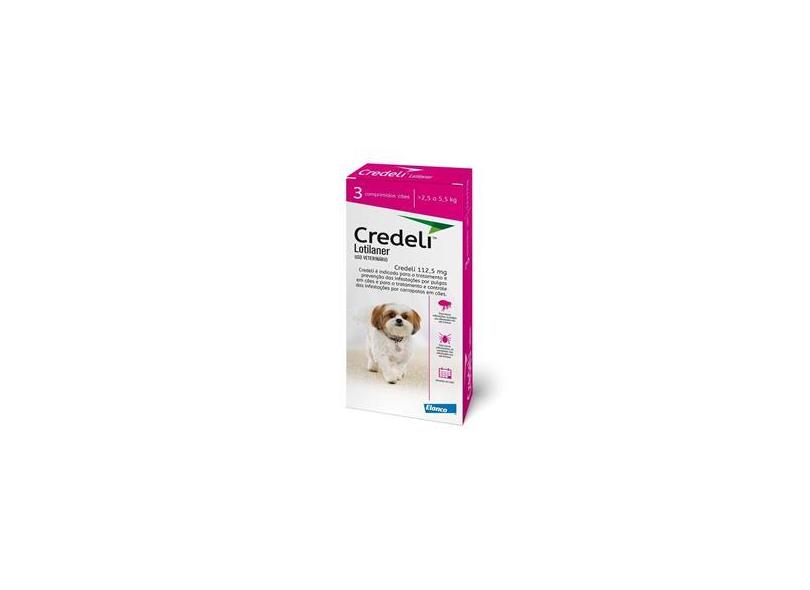 Credeli 112,5mg Antipulgas 2,5 a 5,5kg Elanco 3 Comp. com o Melhor ...