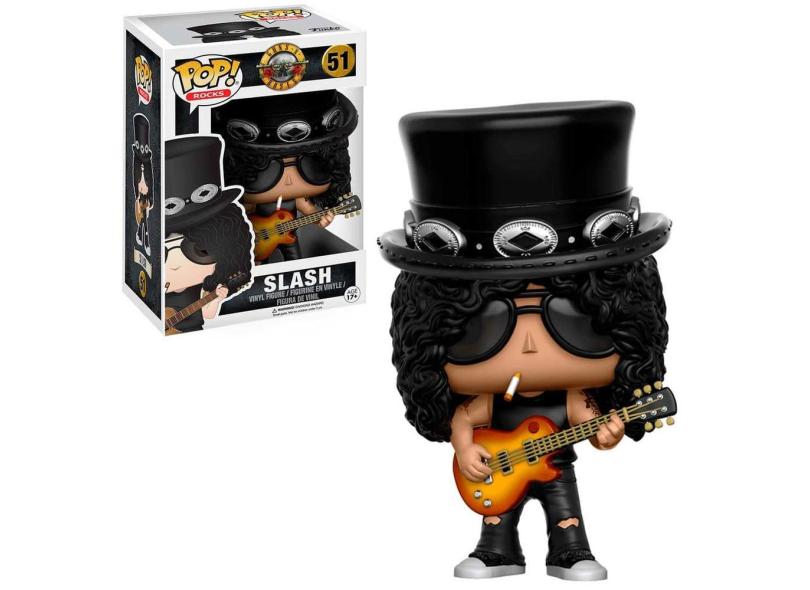 Funko Pop Rocks Guns N` Roses Slash 51 Boneco Colecionável com o Melhor ...