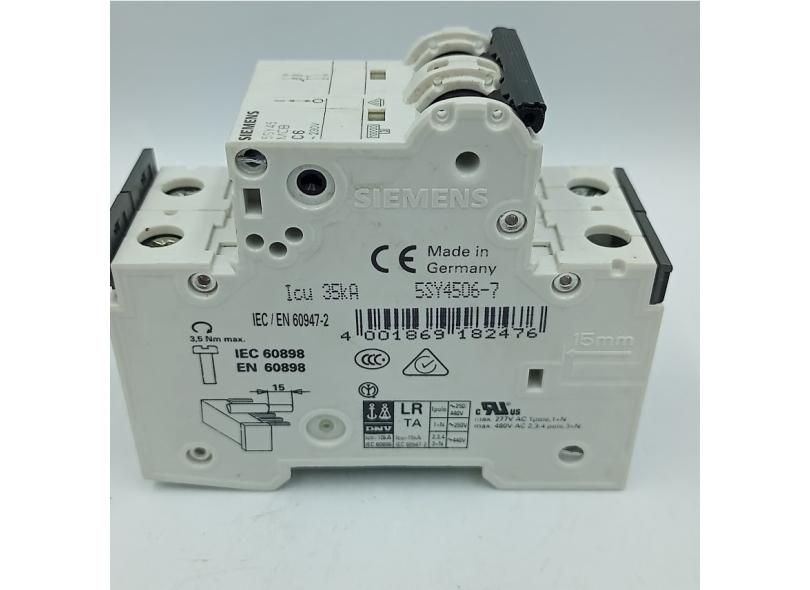 Disjuntor Siemens 5sy4 506-7 230v com o Melhor Preço é no Zoom
