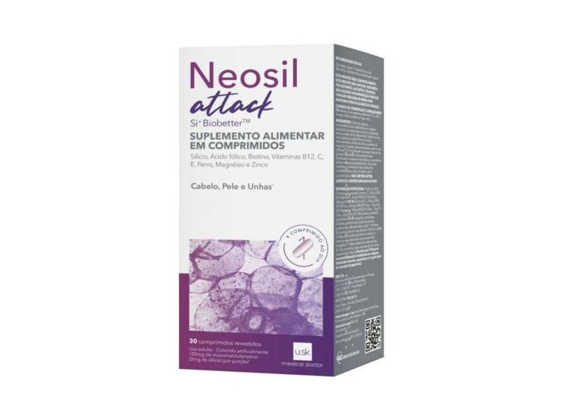 Neosil Attack C/30 Comprimidos - Under Skin com o Melhor Preço é no Zoom