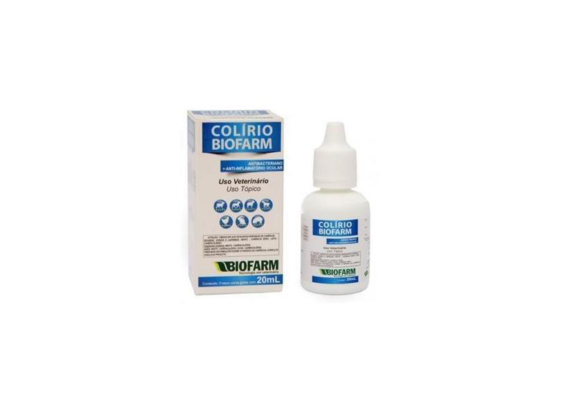 Colírio Biofarm Antibacteriano e Ati-inflamatório 20ml com o Melhor ...