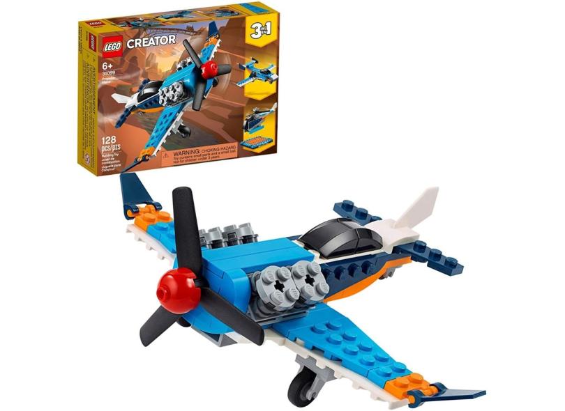 Lego Creator Aviao De Helice 3 Em 1 128pç 31099 com o Melhor Preço é no ...