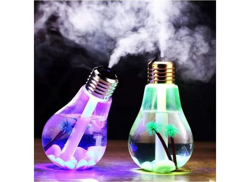 Mini Umidificador Ar Ambientes Lampada Usb Portátil Premium com o ...