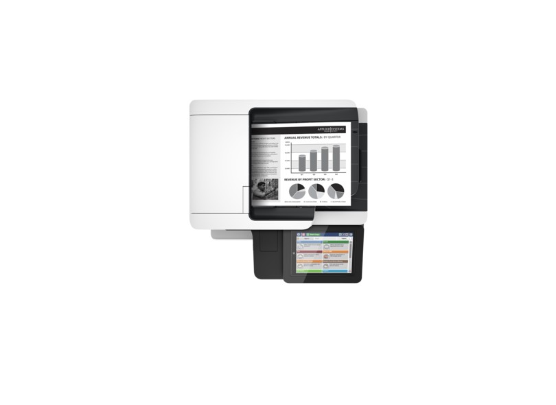 Multifuncional HP Laserjet M527c Laser Preto e Branco em Promoção é no ...