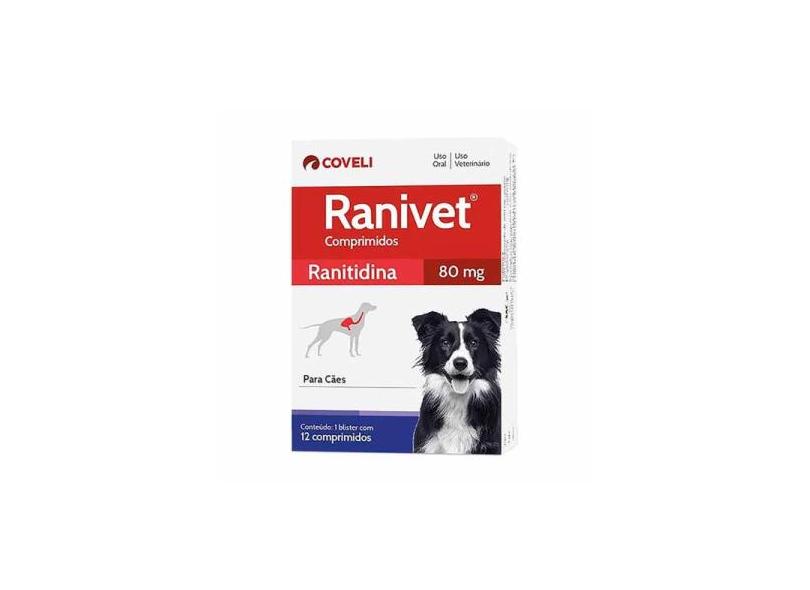 Ranivet 80mg para Cães Uso Veterinário 12 Comprimidos com o Melhor ...