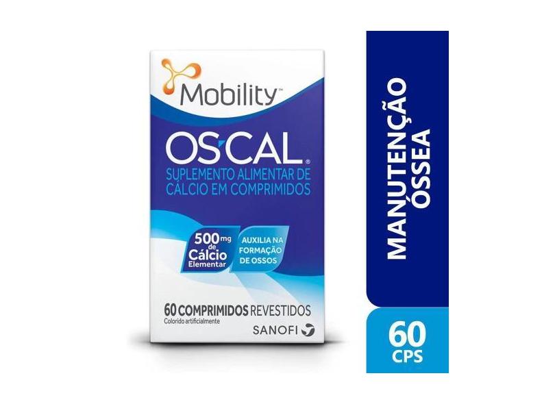 Mobility Oscal Cálcio 500Mg C/ 60 Comprimidos Revestidos - Sanofi com o ...