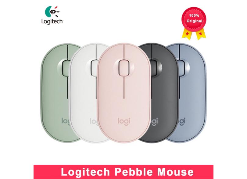 Logitech Pebble Wireless Mouse Bluetooth 2.4GHz USB Receiver Logitech ...