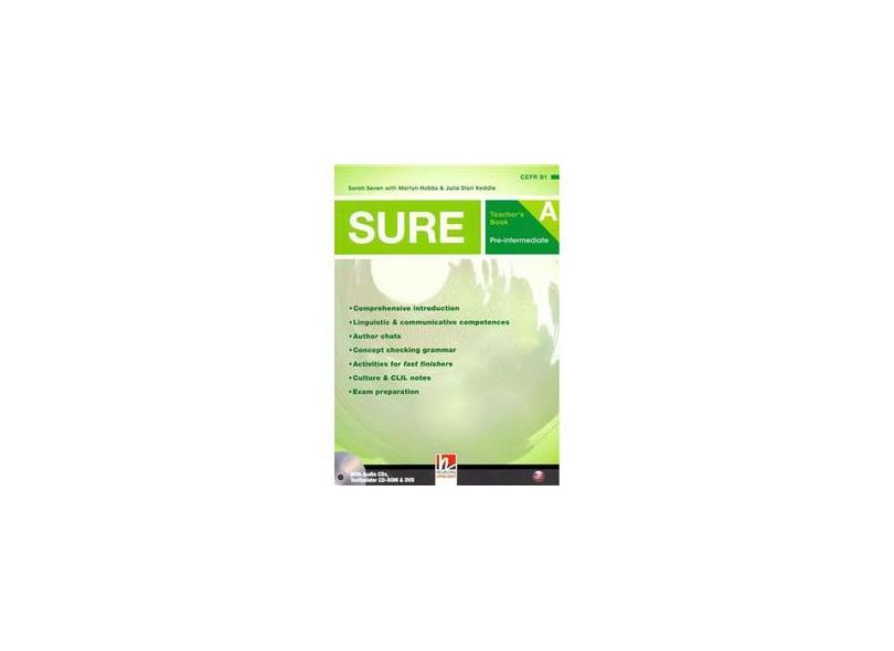 Sure Pre-Inter. A Teacher Book And E-Zone With CD + DVD - A.e. com o ...