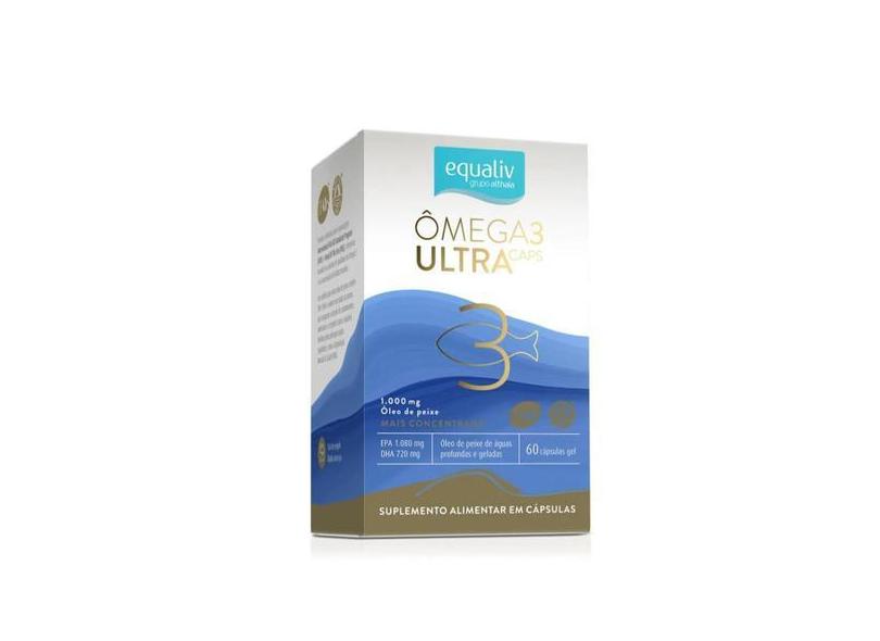 Ômega 3 Ultra Caps Equaliv 1000Mg + Concentrado 60 Cápsulas com o ...