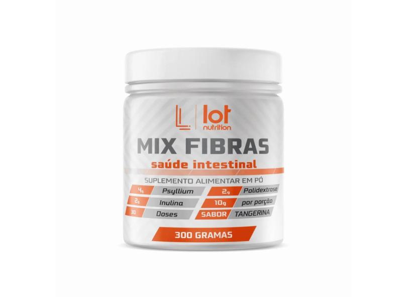 Mix Fibras Psyllium + Polidextrose + Inulina 240G Sabor Tangerina Saúde ...