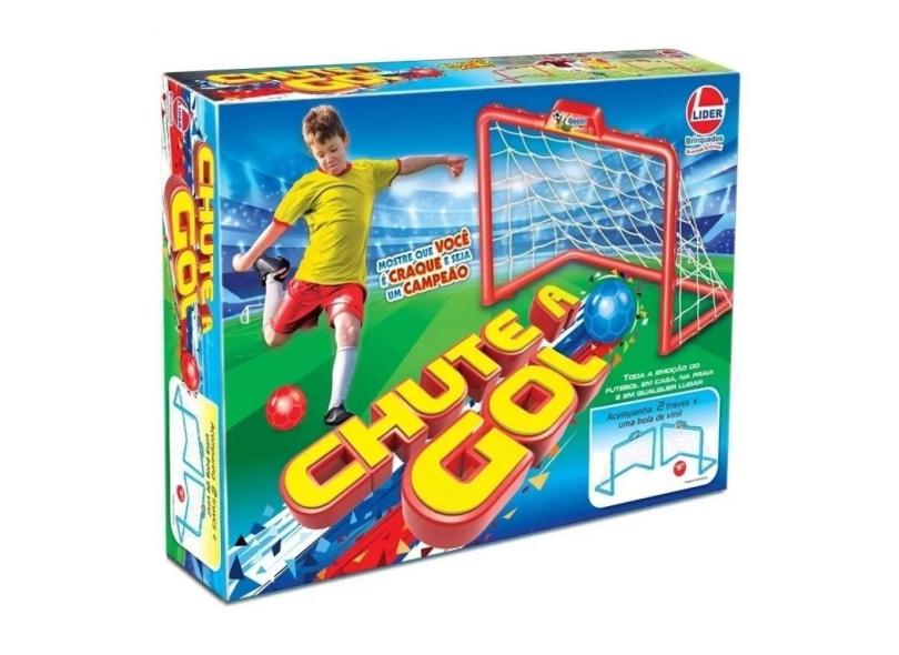 Chute a Gol com Bola Golzinho Mini Trave Lider Brinquedos em Promoção é ...