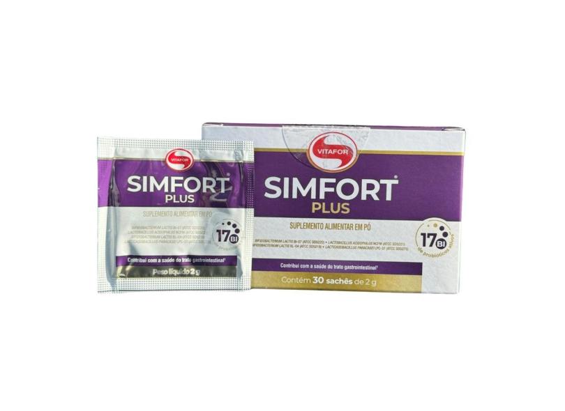 Simfort Plus Probiotico Alta Concentração 30 Saches Vitafor em Promoção ...