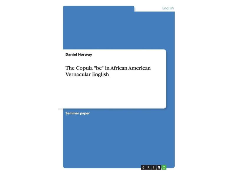 The Copula Be In African American Vernacular English com o Melhor Preço ...